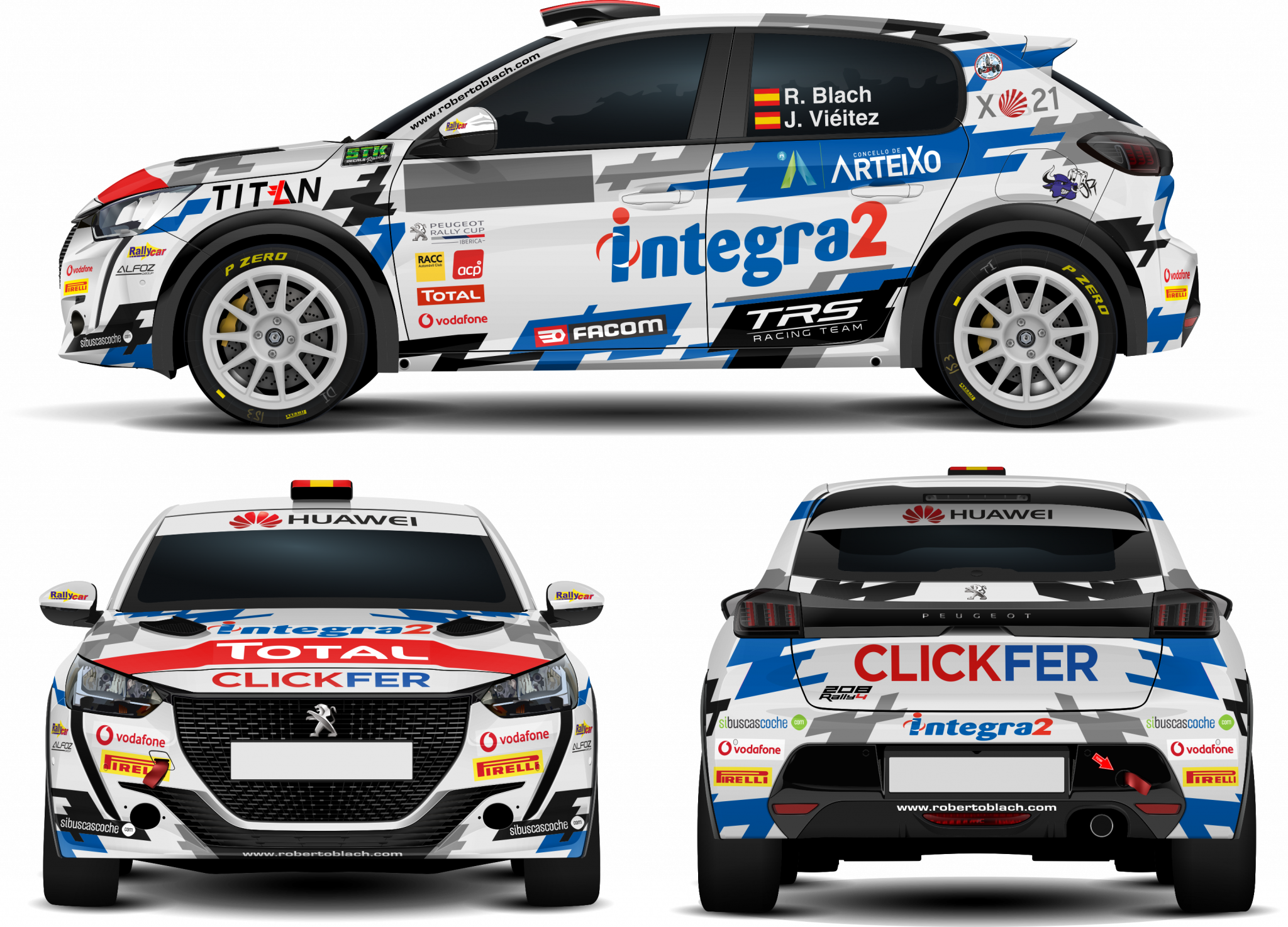 Peugeot 208 Rally4 – Roberto Blach Jr.